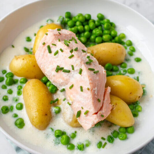 Milk-poached salmon with horseradish - Edible Ottawa